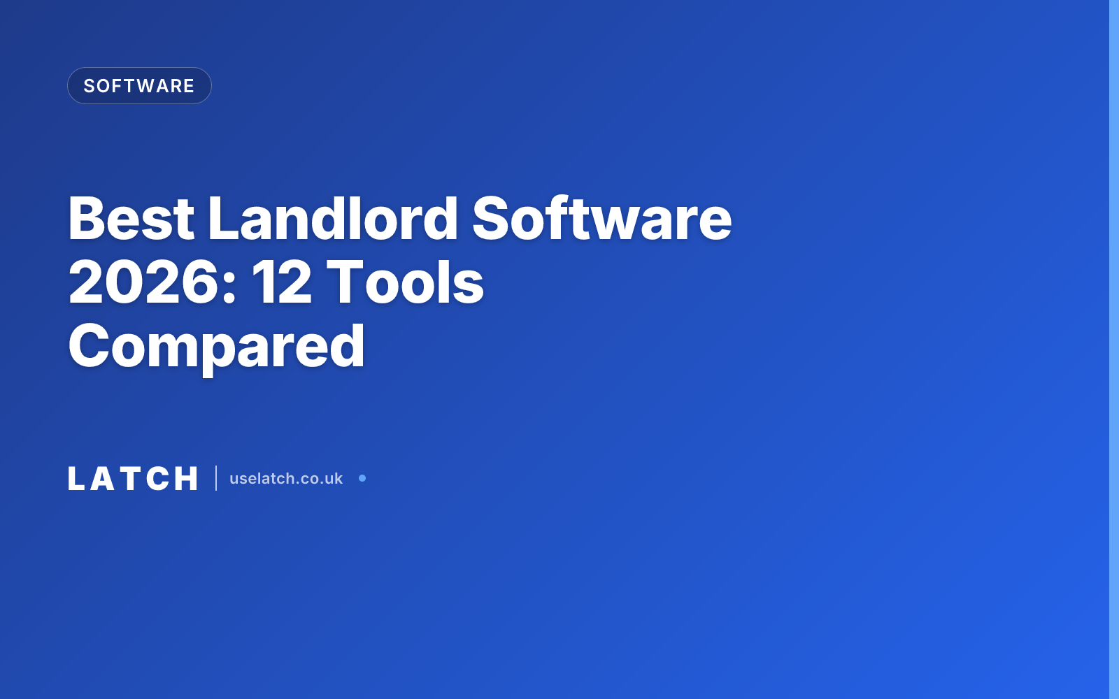 Best Landlord Software 2026: 12 Tools Compared | Latch